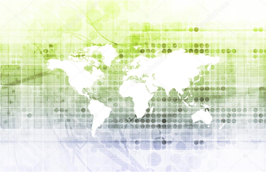 World Technology Background Stock Photo by ©kentoh 75877399