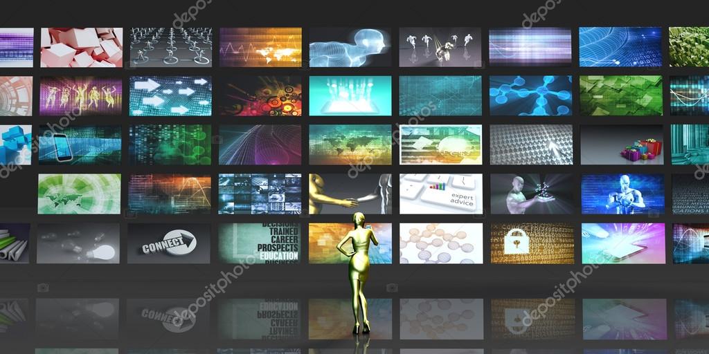 Multimedia Technology — Stock Photo © kentoh #83674942