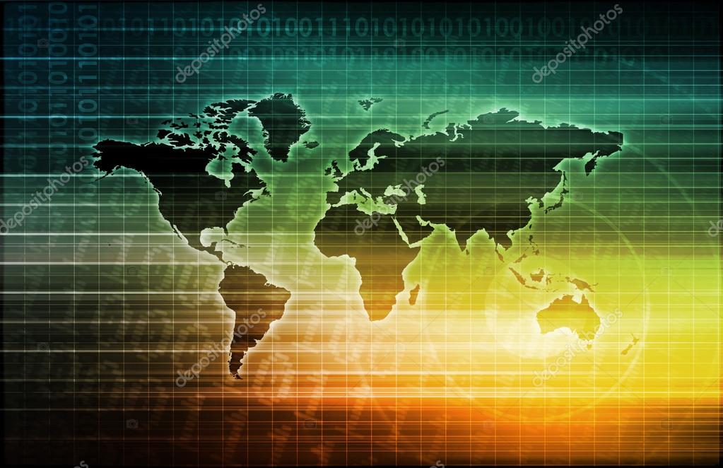 Telecommunications System Concept Background — Stock Photo © kentoh ...