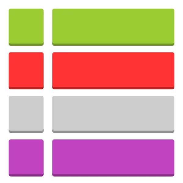 Blank hexagon and rectangle icons — Stock Vector © ifeelgood #56708417