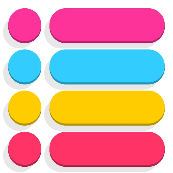 Blank circle and rectangle icons ⬇ Vector Image by © ifeelgood | Vector ...