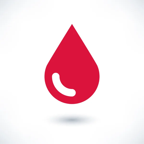 Blood red drop icon — Stock Vector © ifeelgood #56705981