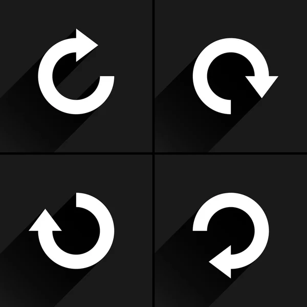 4 arrow icon refresh, rotation, reset, repeat, reload sign set Stock Vector Image by ©ifeelgood ...