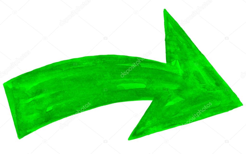 Green Arrow Symbol