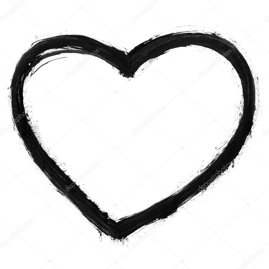 Black heart sign Stock Illustration by ©ifeelgood #57913663