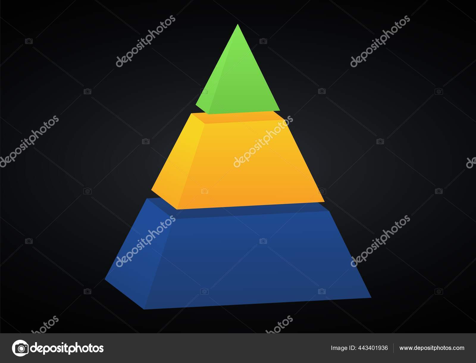 3d Pyramid Vector