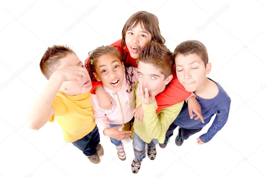 Niños pequeños posando — Foto de stock © verkoka #89126664