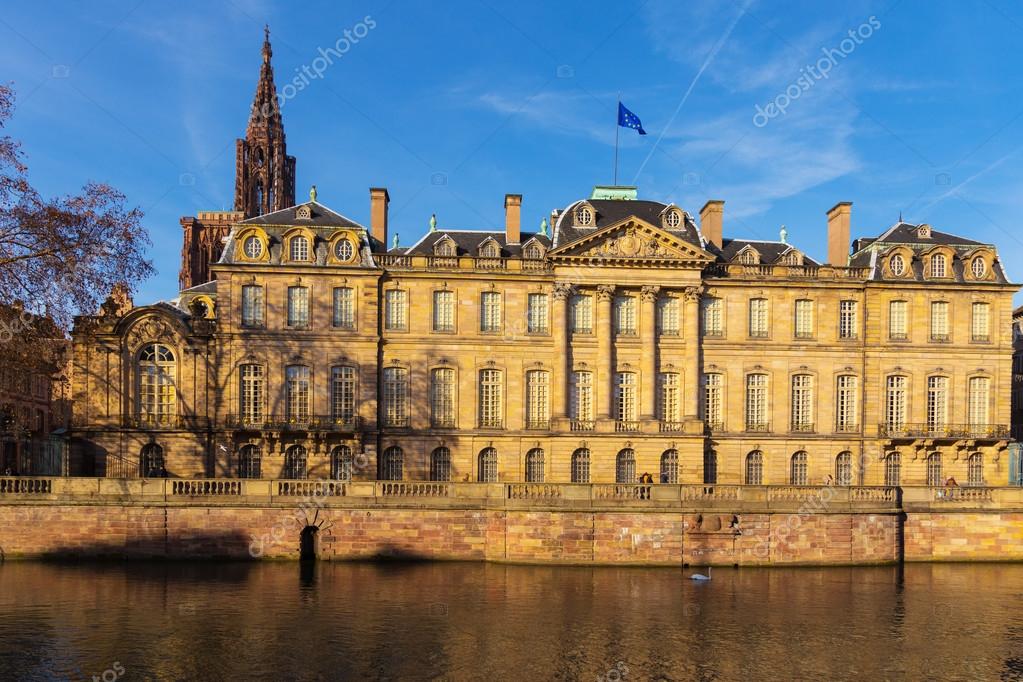 The Rohan palace in Strasbourg. Alsace, France. Stock Photo by ...
