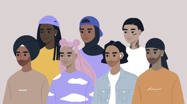 Mensenrechtencampagne Behang