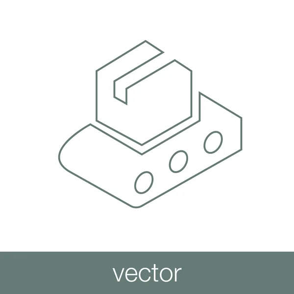 Production line concept icon. — Stock Vector © Mr_Graphic_Designer ...