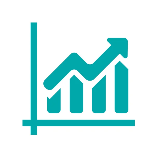 Growth - cash flow plan concept icon. Stock Illustration graph w Stock ...