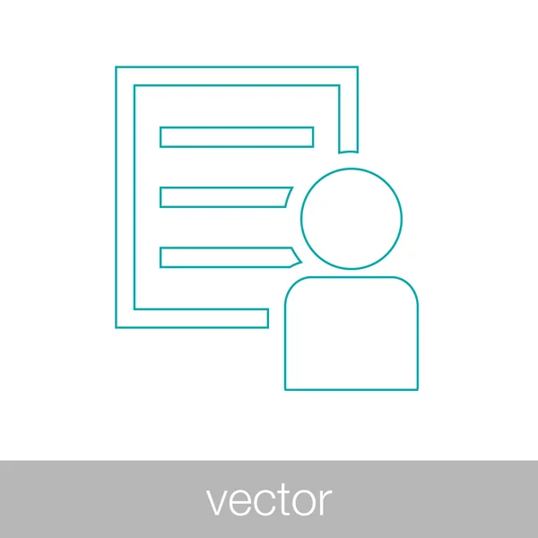Personal Document Icon — Stock Vector © Mr_Graphic_Designer #85312960