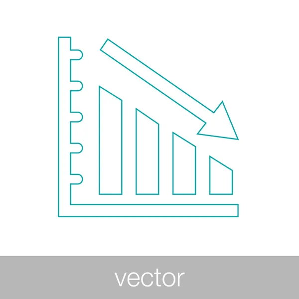 732 Declining graph Vector Images | Depositphotos