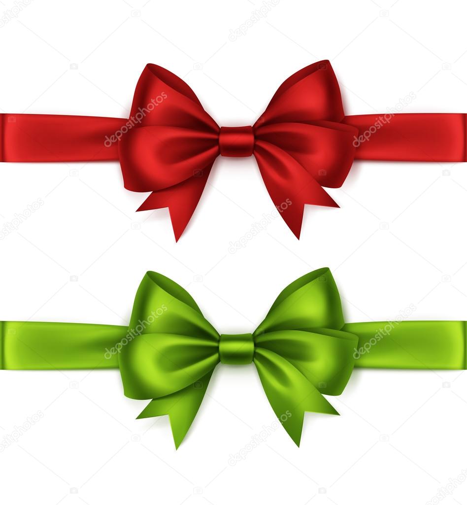 Light Green Ribbon Bow