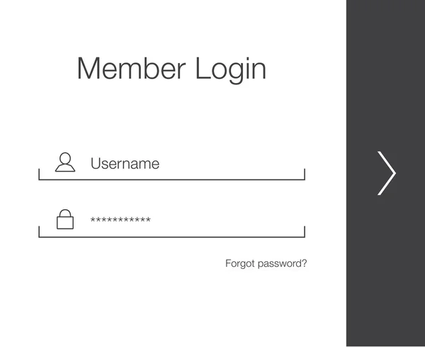 Registration form, flat design Stock Vector by ©hellena13 30158639