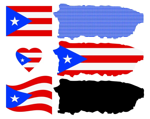 Puerto rico map Vector Art Stock Images | Depositphotos