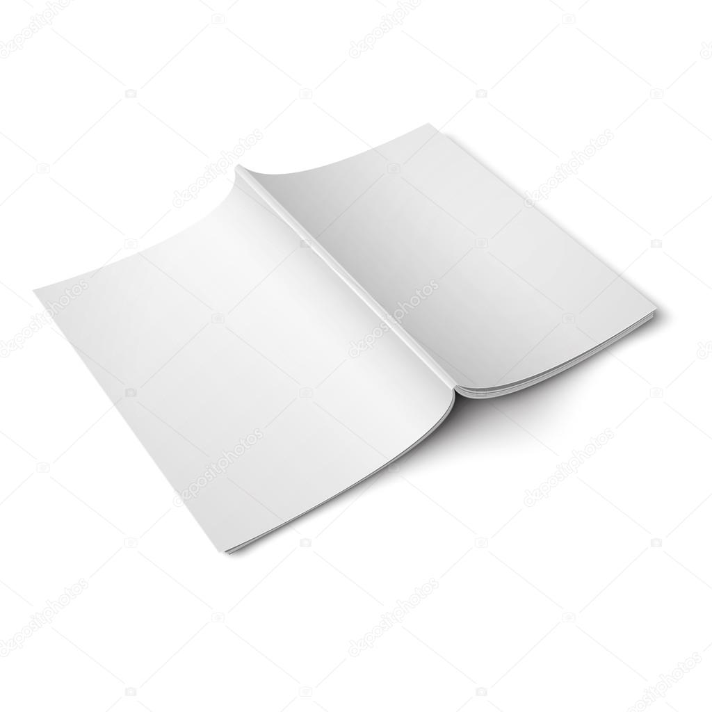 Blank Magazine Cover Design