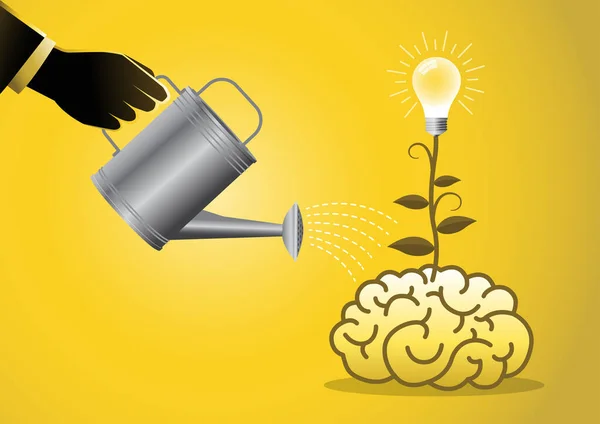 Watering brain plant, Royalty-free Watering brain plant Vector Images ...