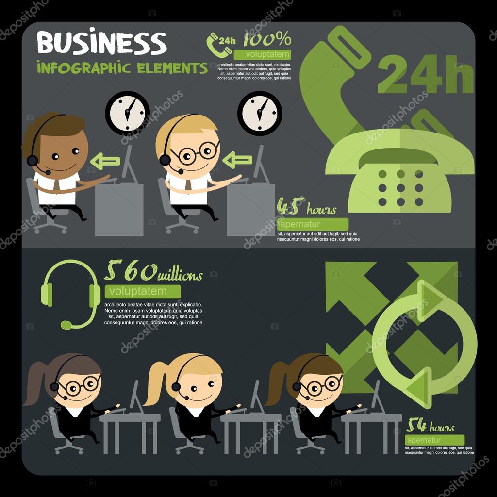 Business people infographics. Stock Vector Image by ©tkachenko #55467183