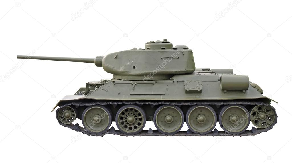 Military Tank Side View