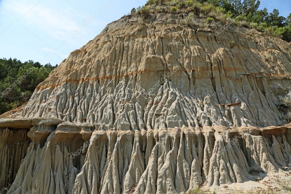 Eroded badlands formation — Stock Photo © kojoty #88142616