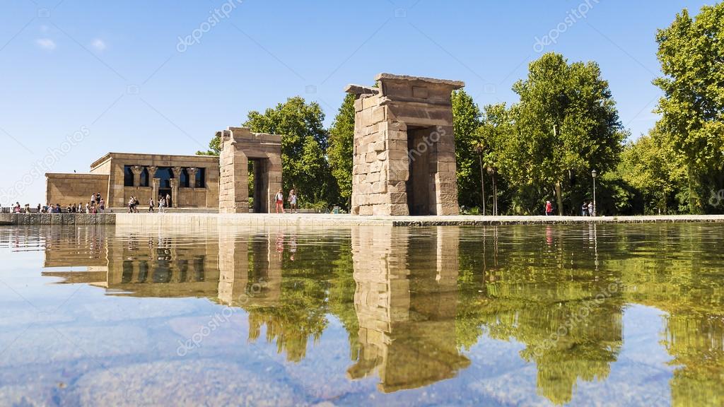 Debod Tempel antiker ägyptischer Tempel, zog nach West Park in ...