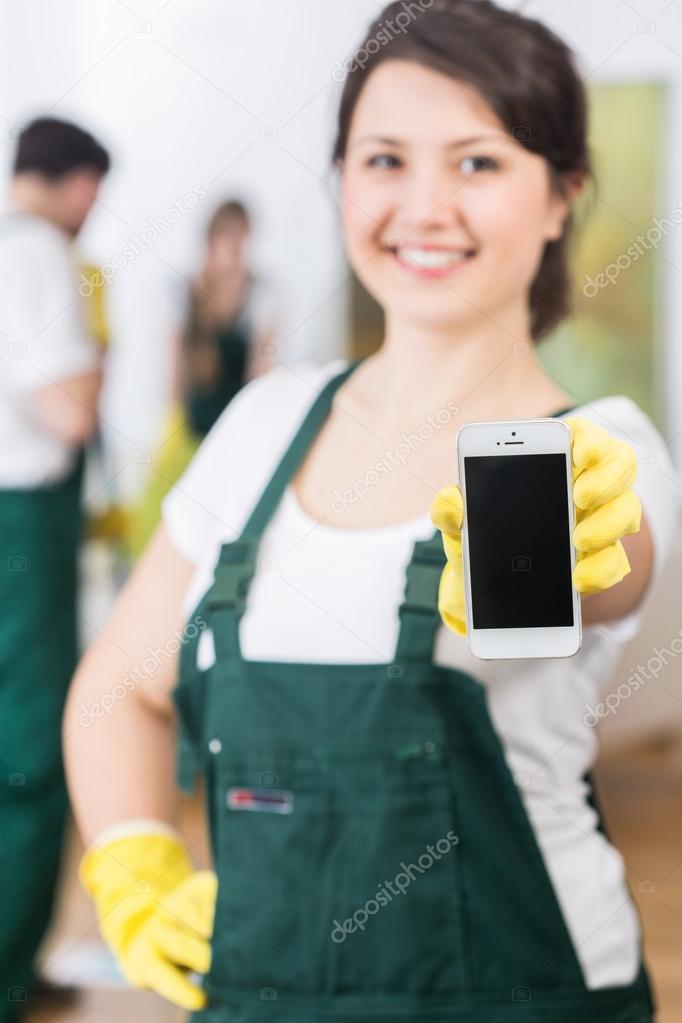 Call for best housekeeping — Stock Photo © photographee.eu #104034840