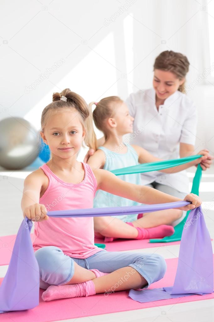 Children doing exercise — Stock Photo © photographee.eu #119211948