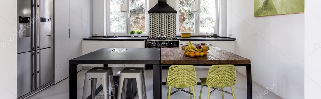 Kitchen where you can cook and eat — Stock Photo © photographee.eu ...