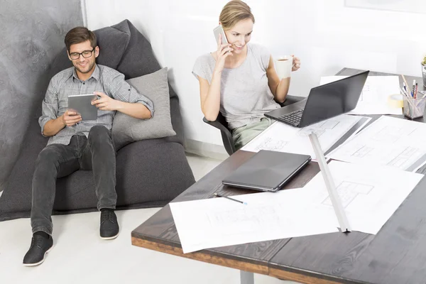 Relax after the project accomplishment - Stock Image - Everypixel