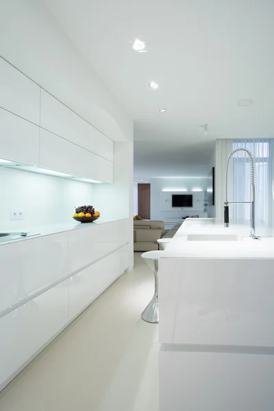 Exclusive white kitchen interior — Stock Photo © photographee.eu #67875707