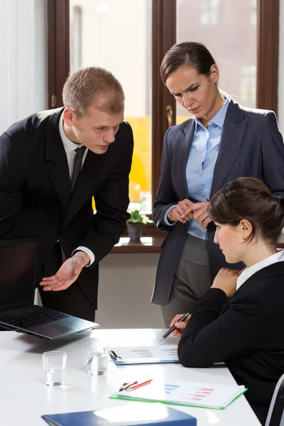 Managers being angry for employee - Stock Image - Everypixel