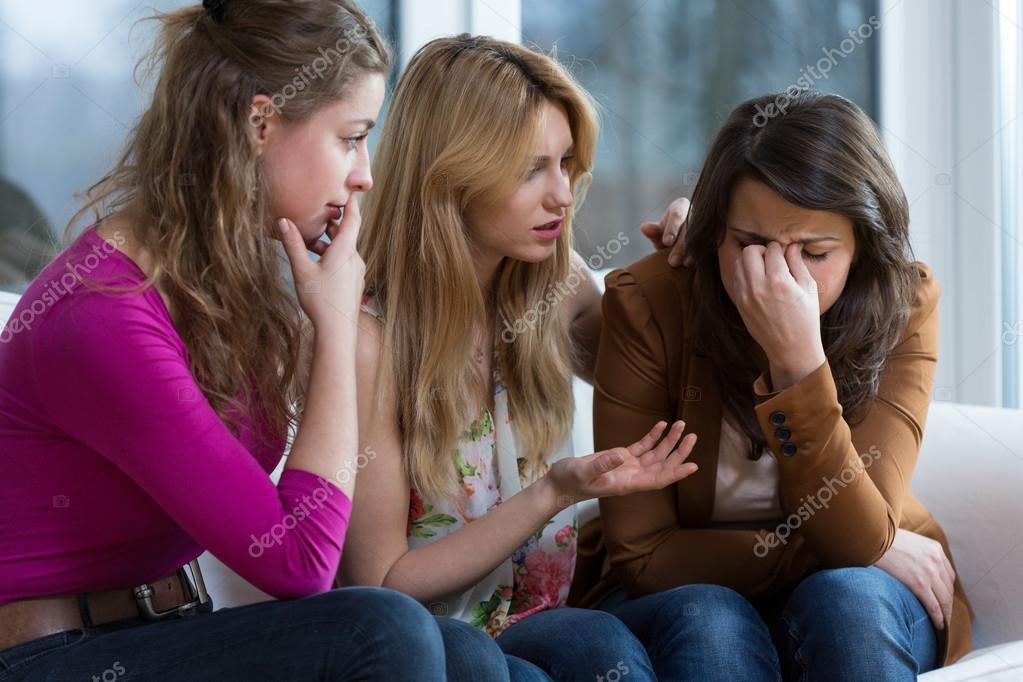 Supporting crying friend — Stock Photo © photographee.eu #69357285 Supporting crying friend — Stock Photo © photographee.eu #69357285