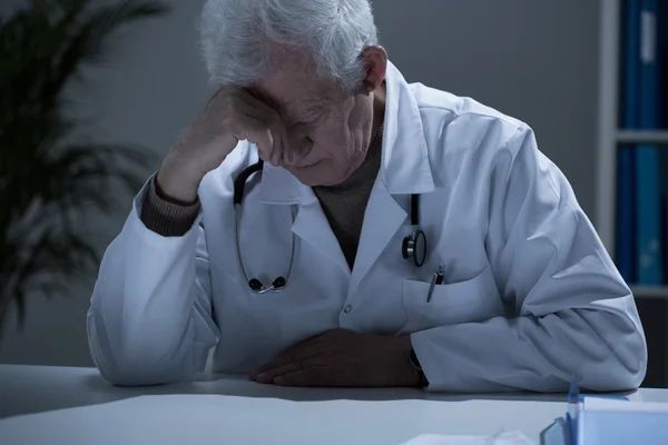 Sick exhausted doctor - Stock Image - Everypixel