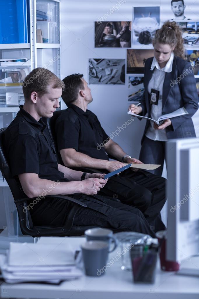 Police investigation office — Stock Photo © photographee.eu #80188694
