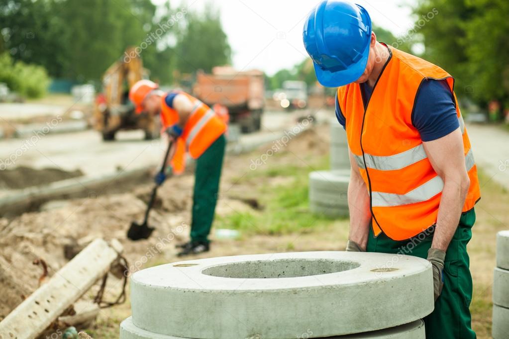 Labourer during work — Stock Photo © photographee.eu #84559638