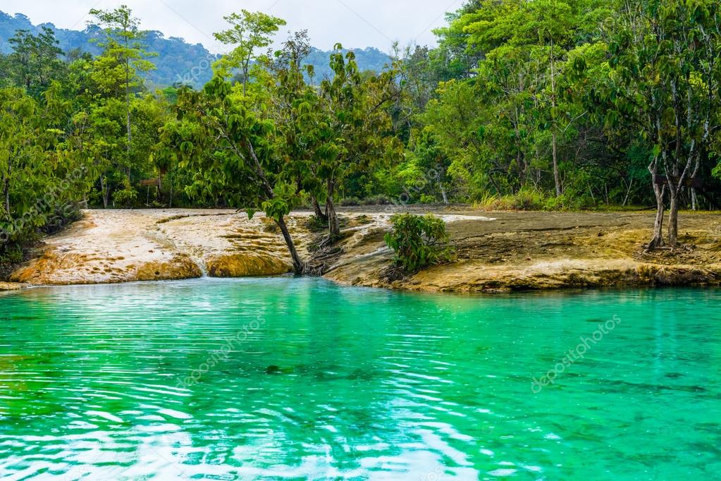 Emerald Pool aka Sa Morakot, Khao Pra Bang Khram Wildlife Sanctuary ...