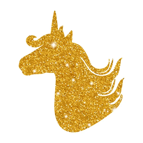 Gold unicorn silhouette Stock Vectors, Royalty Free Gold unicorn ...