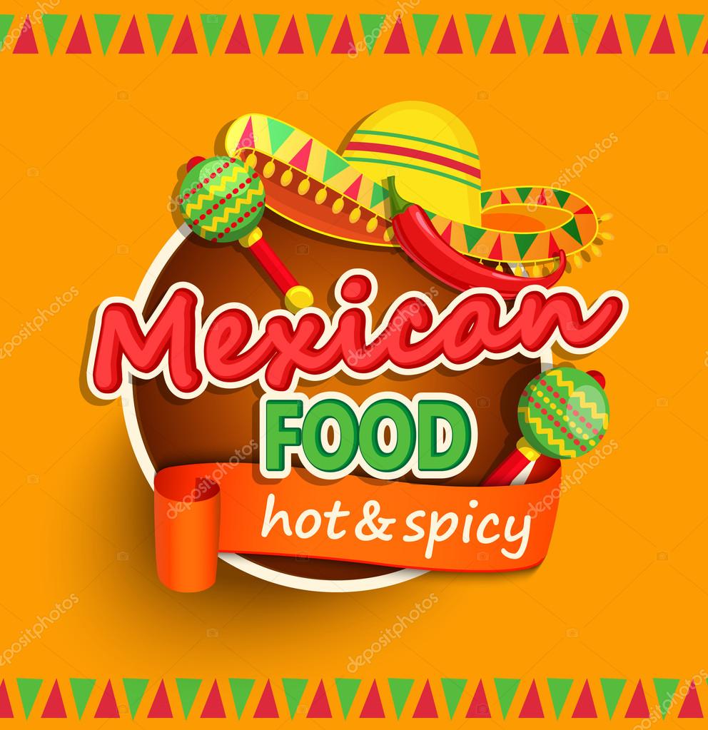 Mexican food label. Stock Vector Image by ©tandaV #114468758
