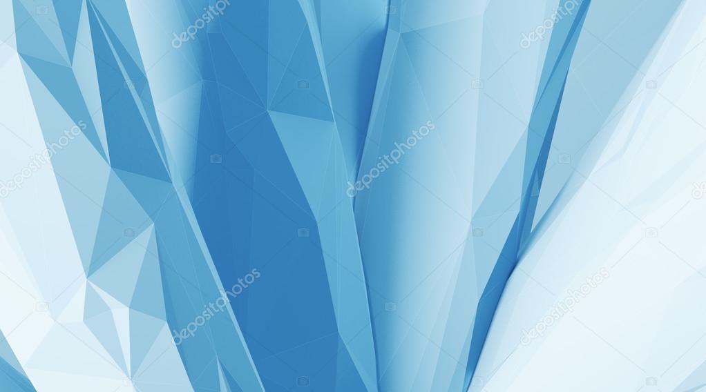 Highly detailed ice blue color polygon. Stock Photo by ©kantver 100325372