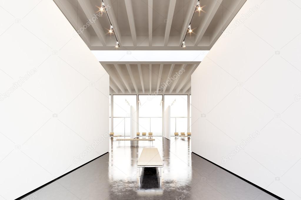 Empty Museum Interior