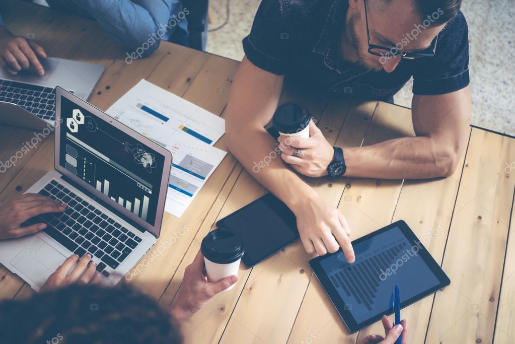 Business Team Brainstorming Process Stock Photo by ©kantver 122782410