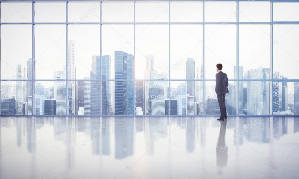 Looking Out Window City