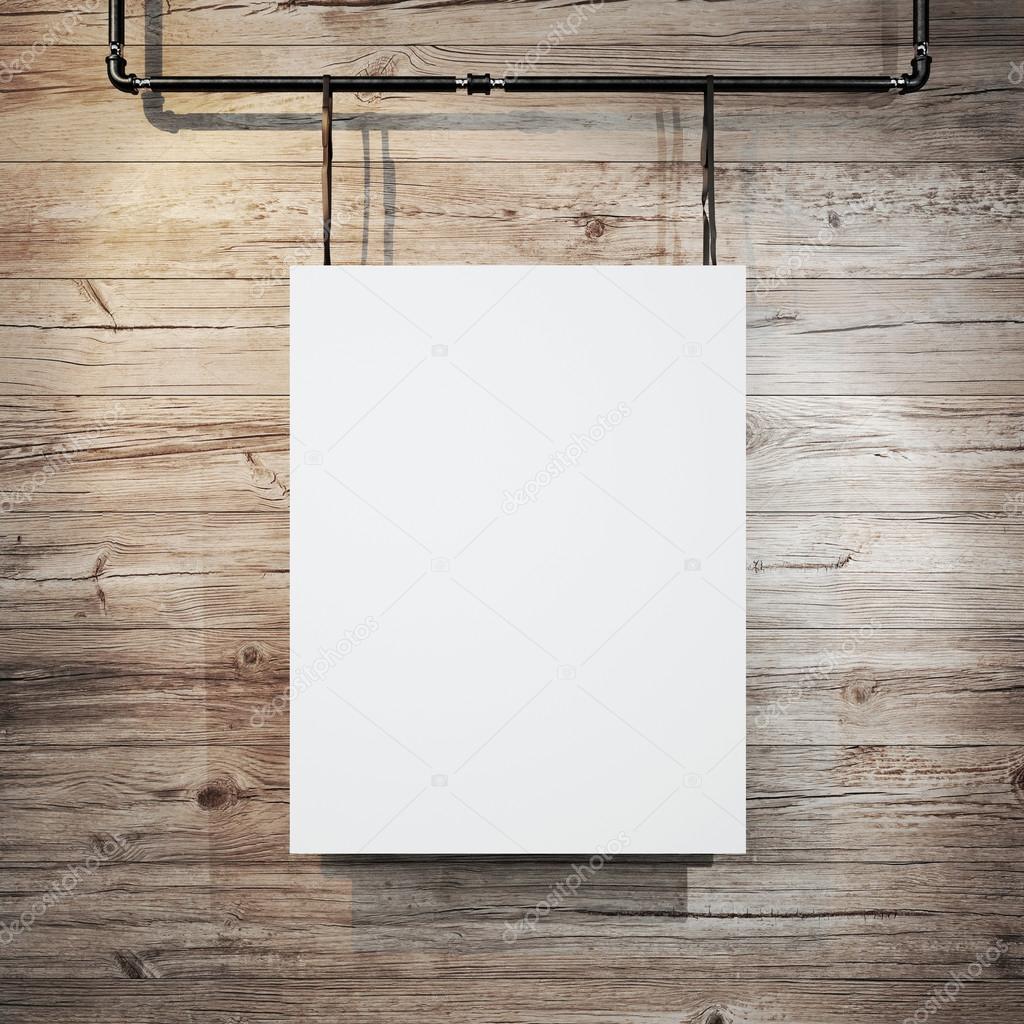 White Background Poster