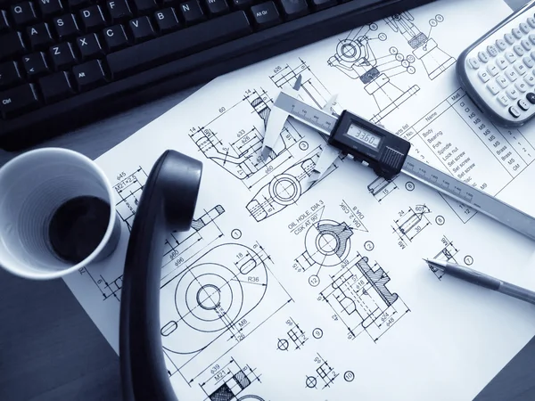 Mechanical design office - Stock Image - Everypixel