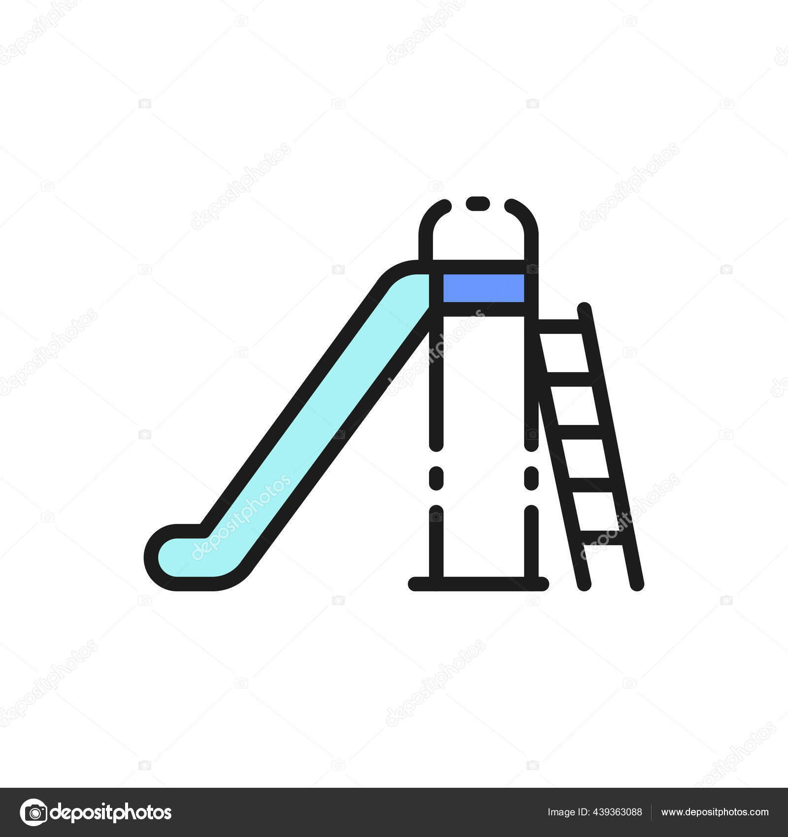Playground Slide Icon