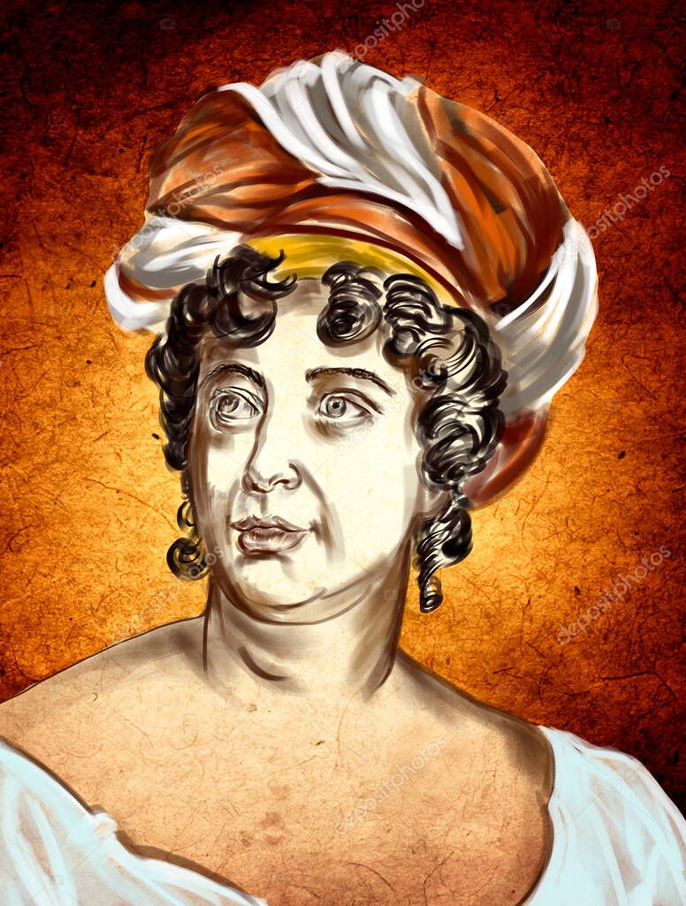 Anne Louise Germaine de Stael-Holstein, comúnmente conocida como Madame ...