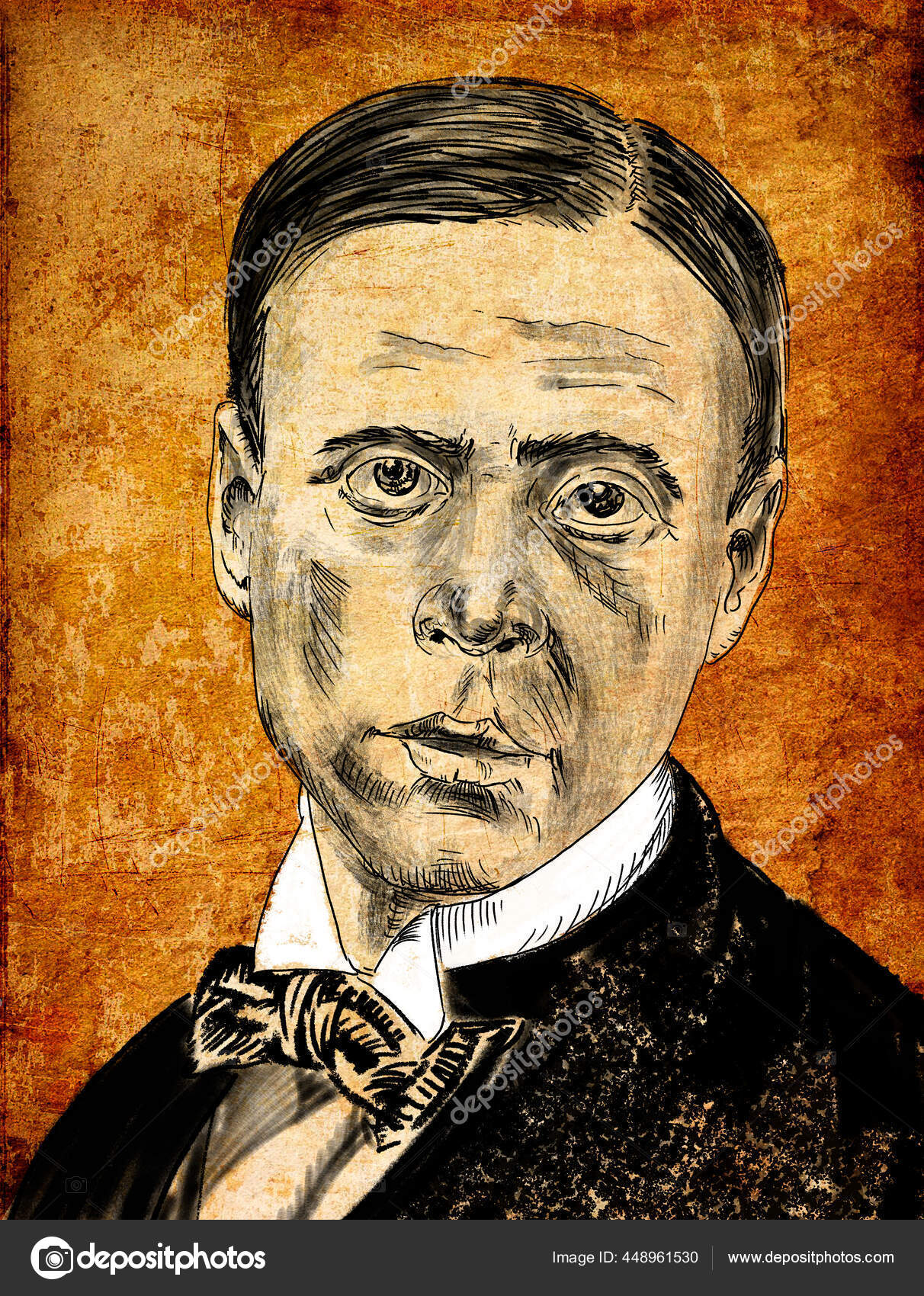 Harry Sinclair Lewis 1885 1951 American Writer Playwright — Stock ...