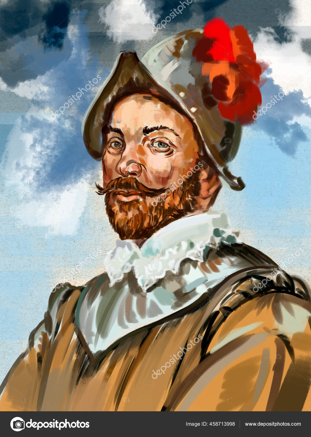 Sir Francis Drake English Explorer Sea Captain Slave Trader Privateer ...