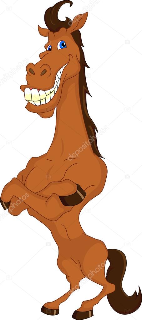 Caballos Graciosos Sonriendo